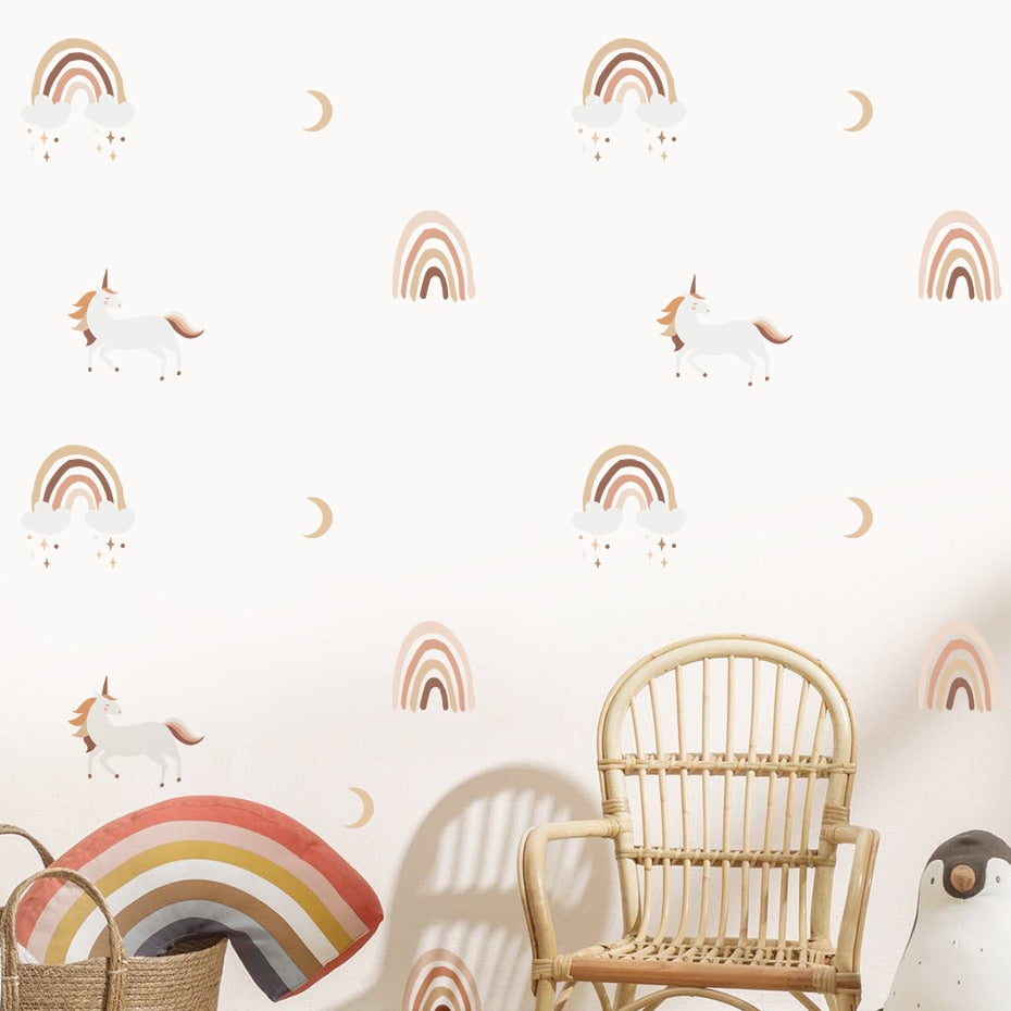 Boho Wall Decals Rainbows Patterns – My Castle Decor